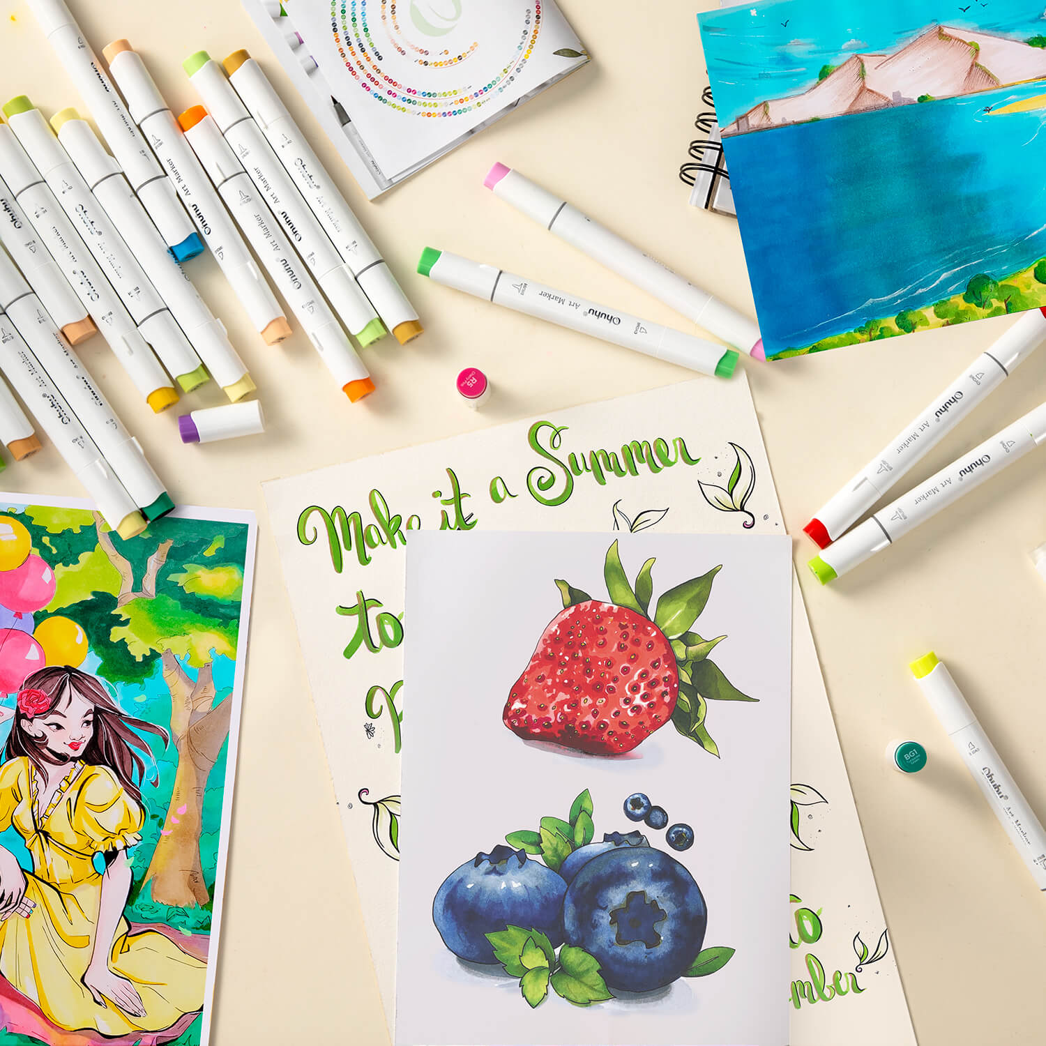 Ohuhu Markers For Canada Artists