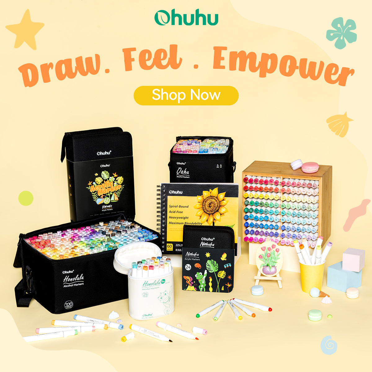 Ohuhu Markers For Canada Artists
